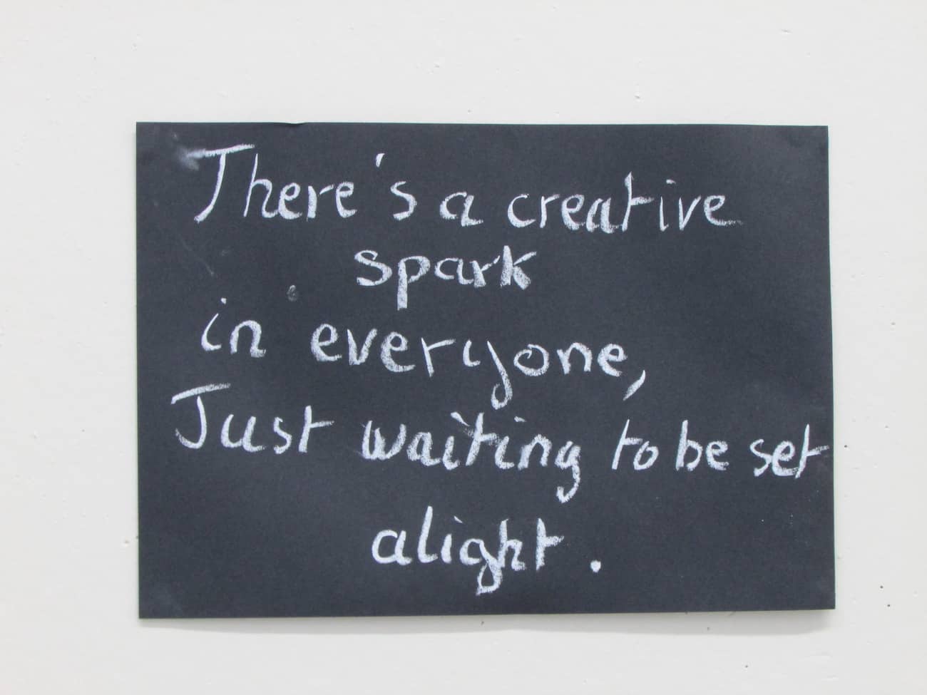 20 creative quote - class teacher staffroom - Norwich Steiner School